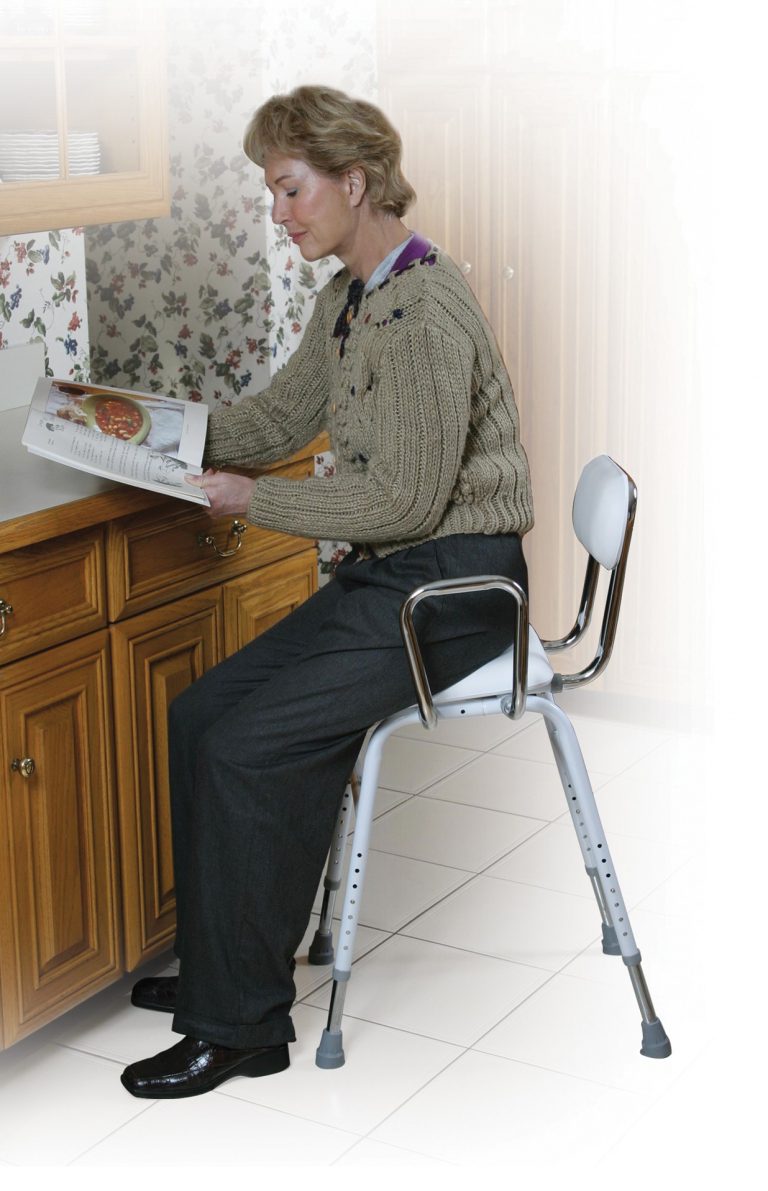 All Purpose Adjustable Armed Stool | Living Aids | BEK Medical